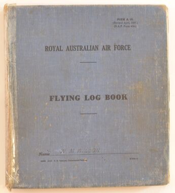 W.M. Wilson's RAAF log book - ArchivesWiki