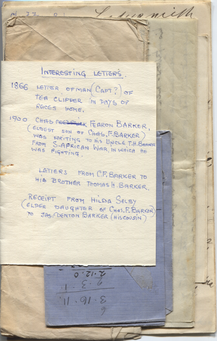 Packet of interesting letters - ArchivesWiki