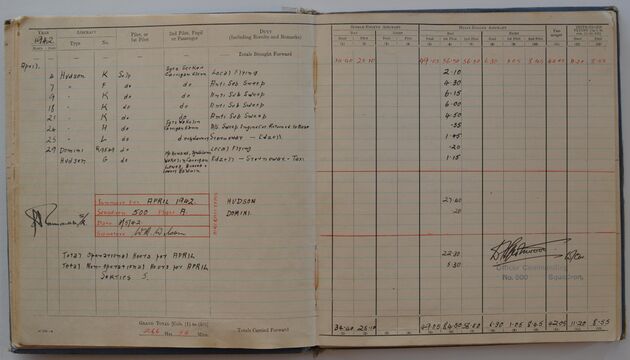 W.M. Wilson's RAAF log book - ArchivesWiki